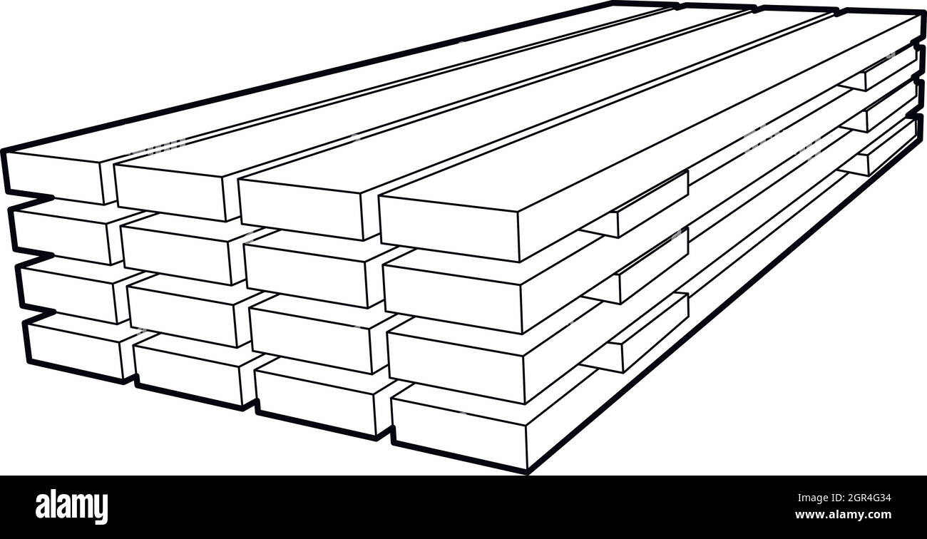 Stack boards Stock Vector Images - Alamy