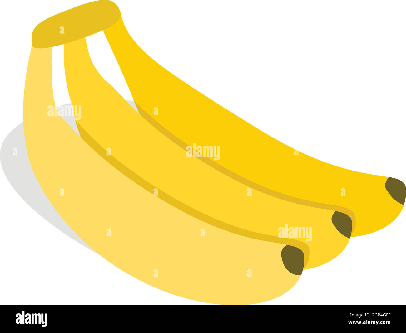 Banana icon, isometric 3d style Stock Vector Image & Art - Alamy