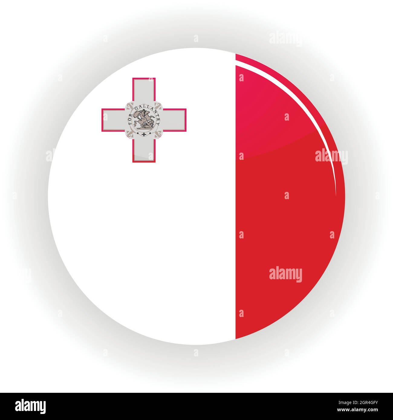 Malta icon circle Stock Vector Image & Art - Alamy
