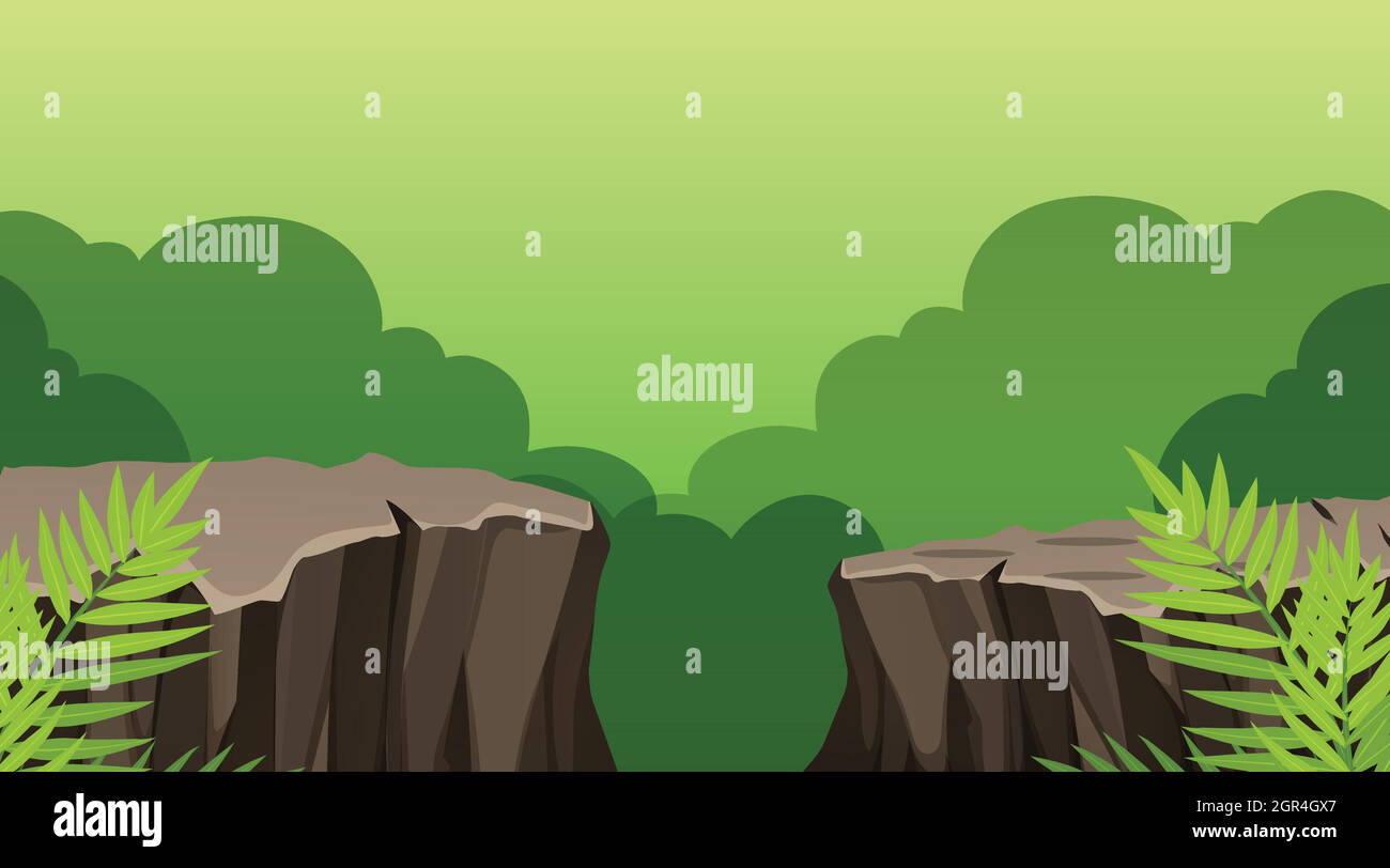 Nature scene landscape template Stock Vector Image & Art - Alamy