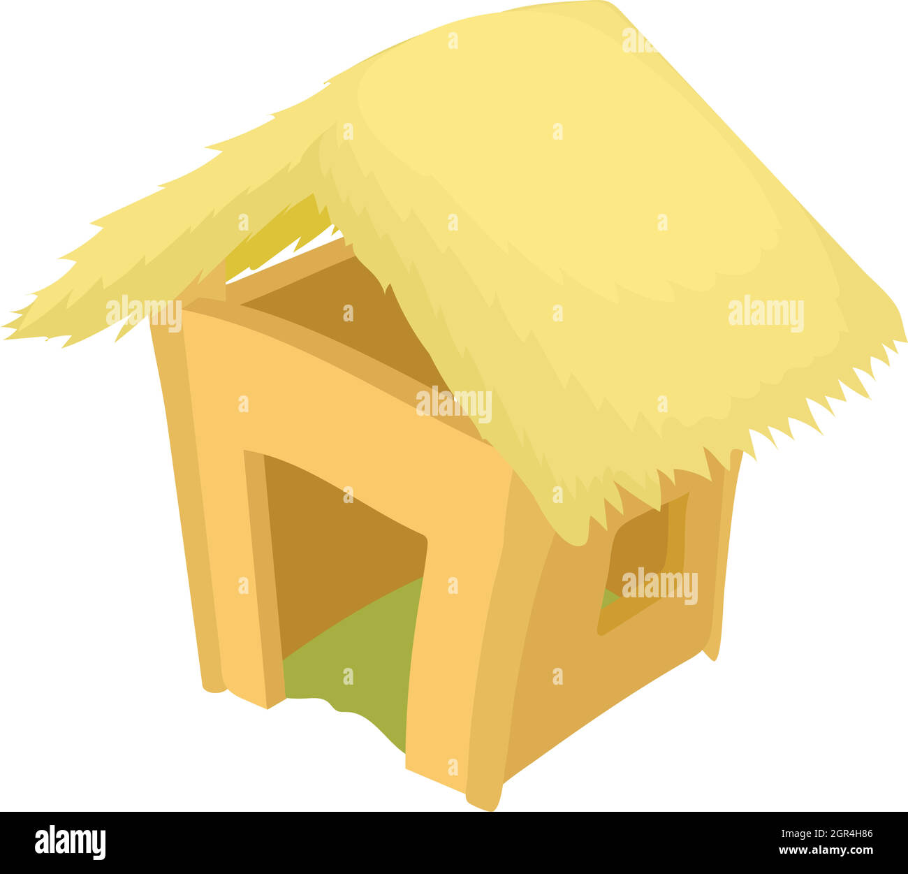 Cartoon drawing of the chalet hi-res stock photography and images - Alamy
