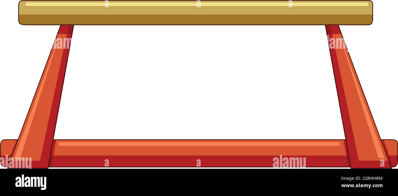 Single balance bar on white background Stock Vector Image & Art - Alamy