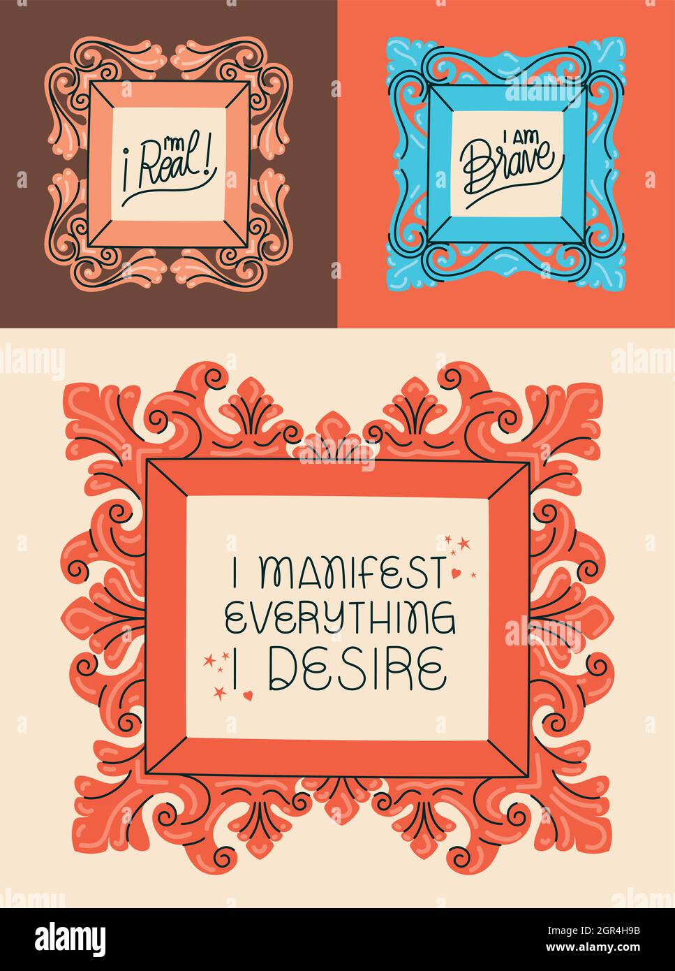 inspiration statements design Stock Vector Image & Art - Alamy