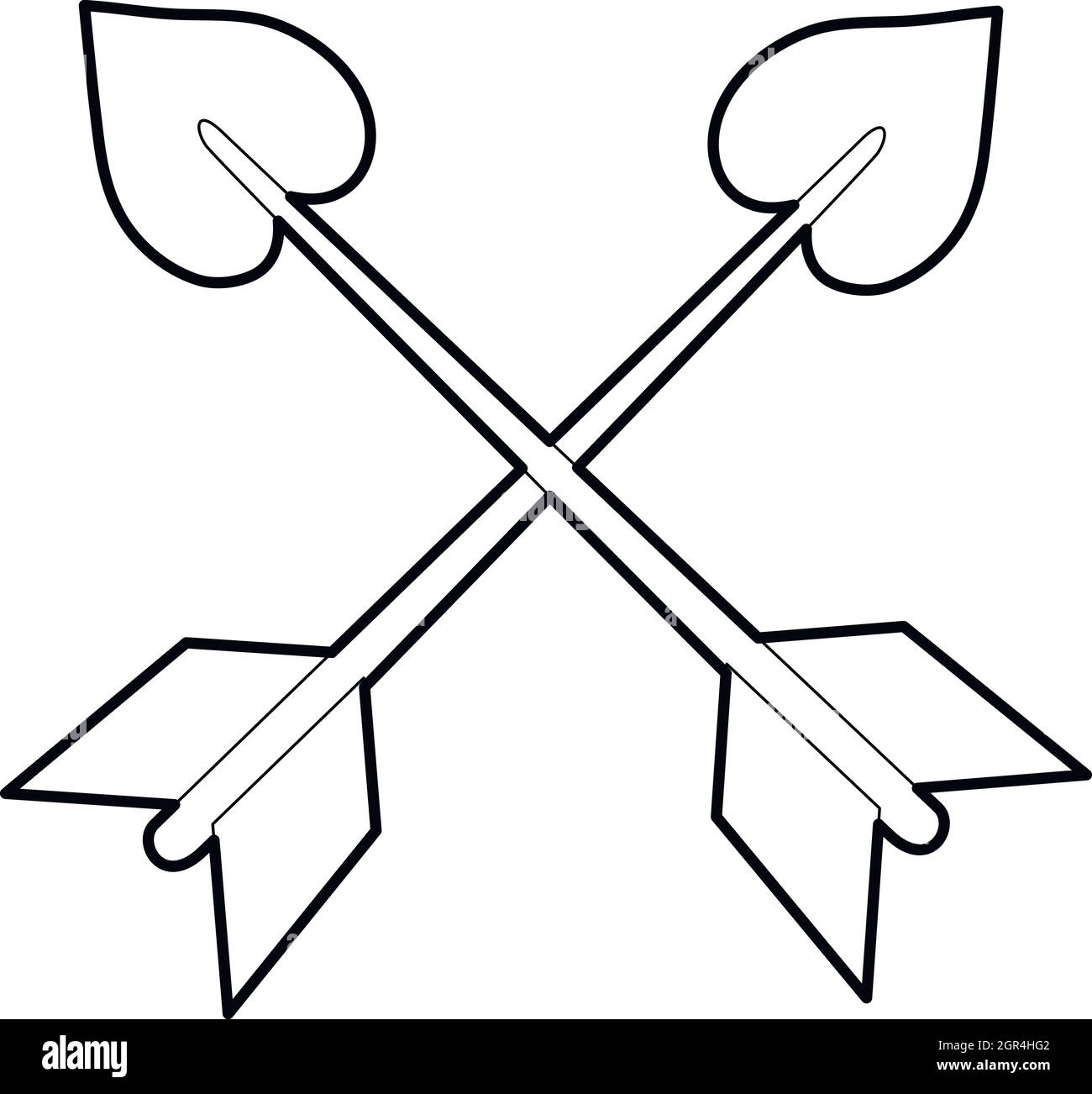 Arrows icon image Cut Out Stock Images & Pictures - Alamy