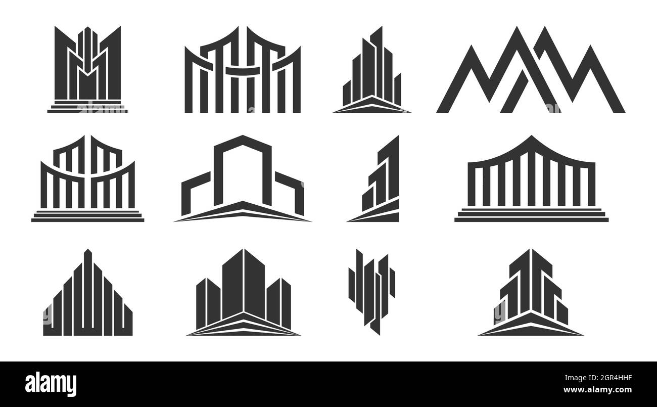 Set of modern abstract vector logos Stock Vector Image & Art - Alamy