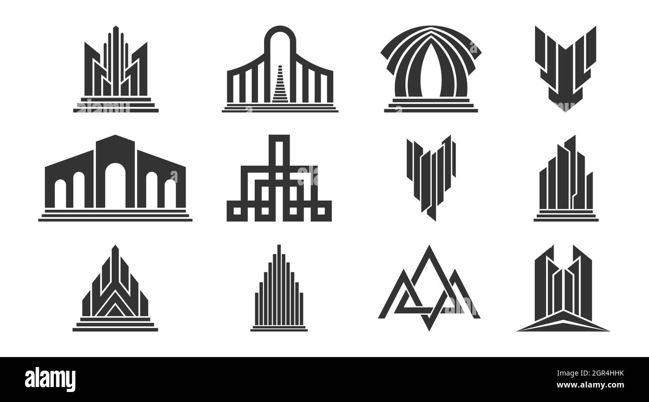 Set of modern abstract vector logos Stock Vector Image & Art - Alamy