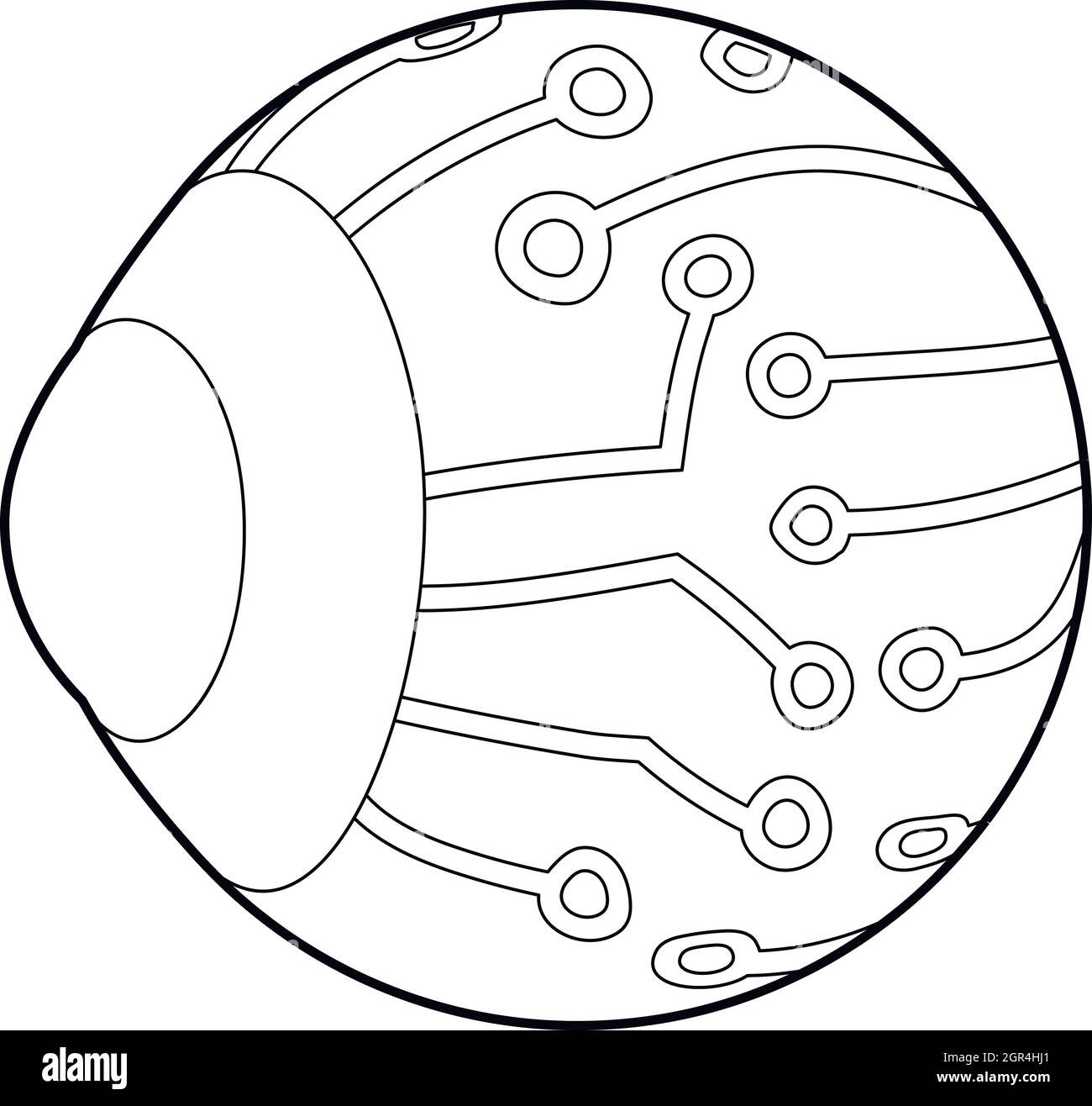 Future security line icon Stock Vector Images - Alamy