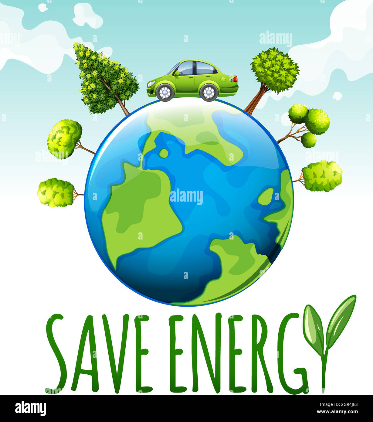 Save energy Stock Vector Images - Alamy