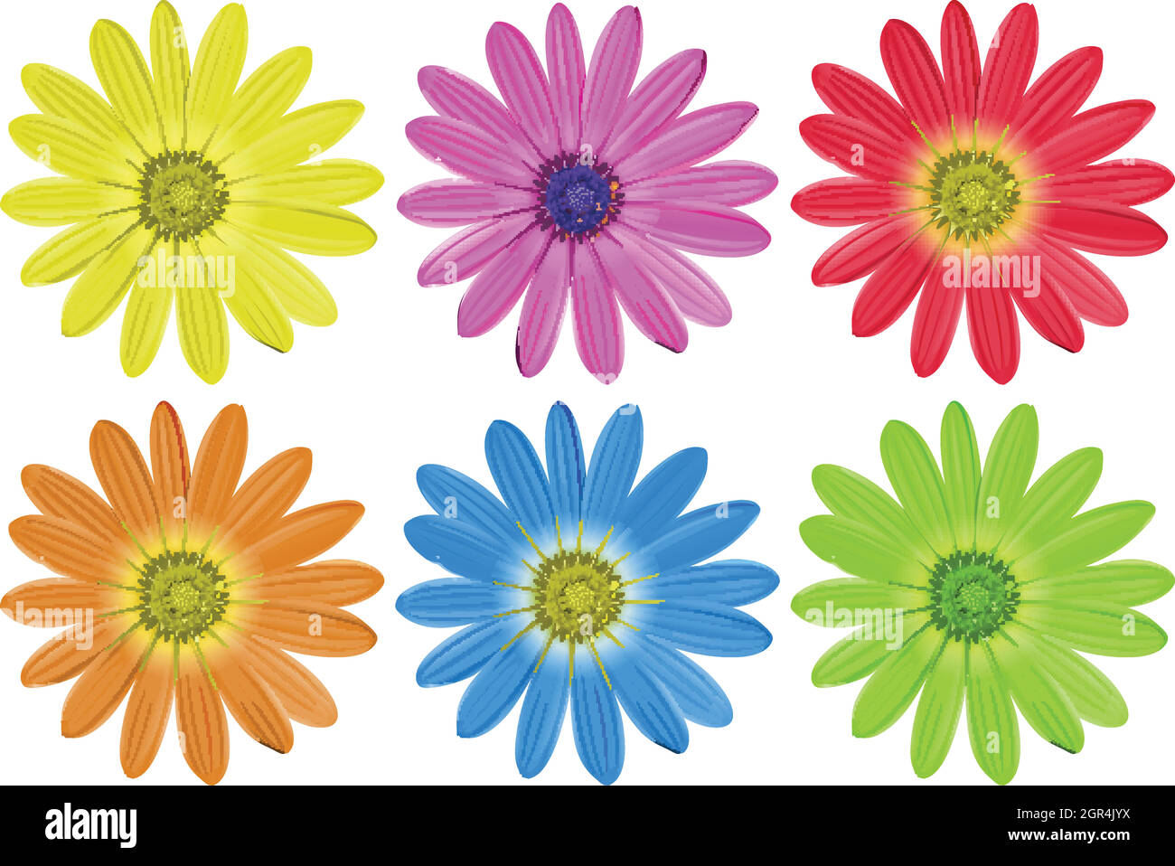 Flowers and food Stock Vector Images - Alamy