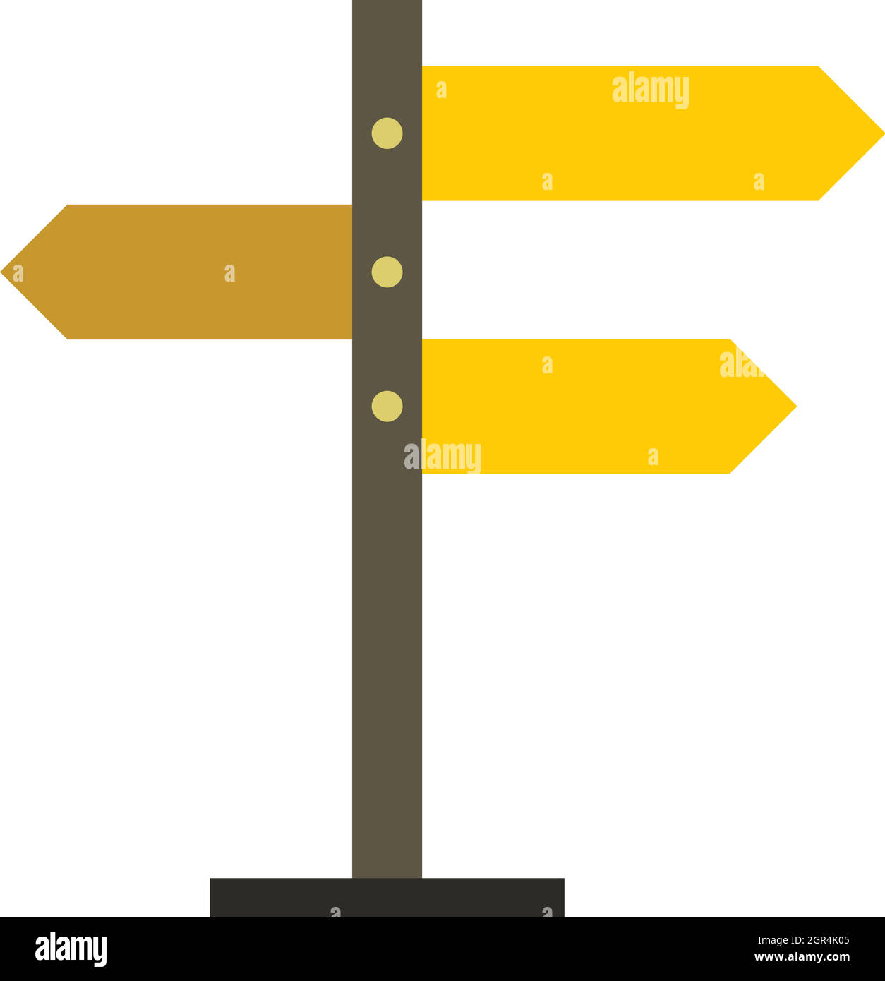 Signboard roadside arrow symbol Stock Vector Images - Alamy