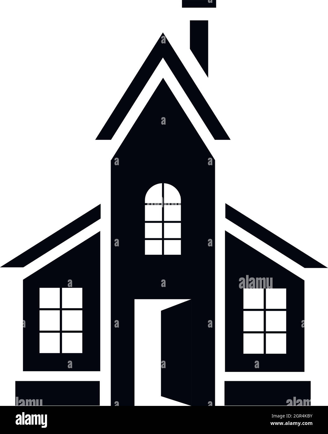 Modern new construction small Stock Vector Images - Alamy