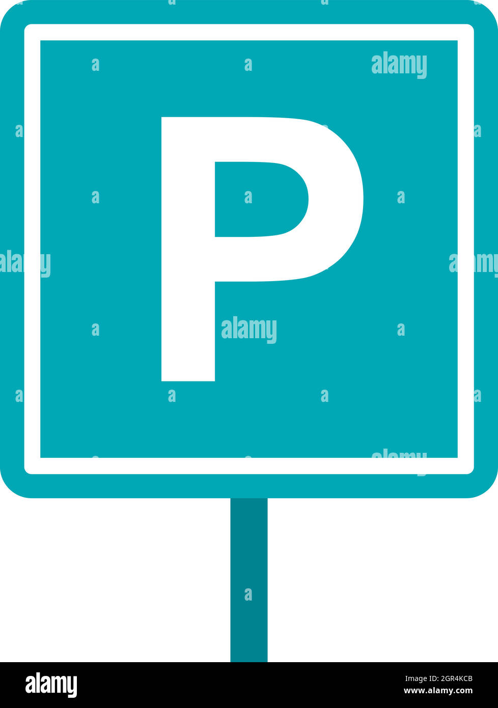 Empty parking area Stock Vector Images - Alamy