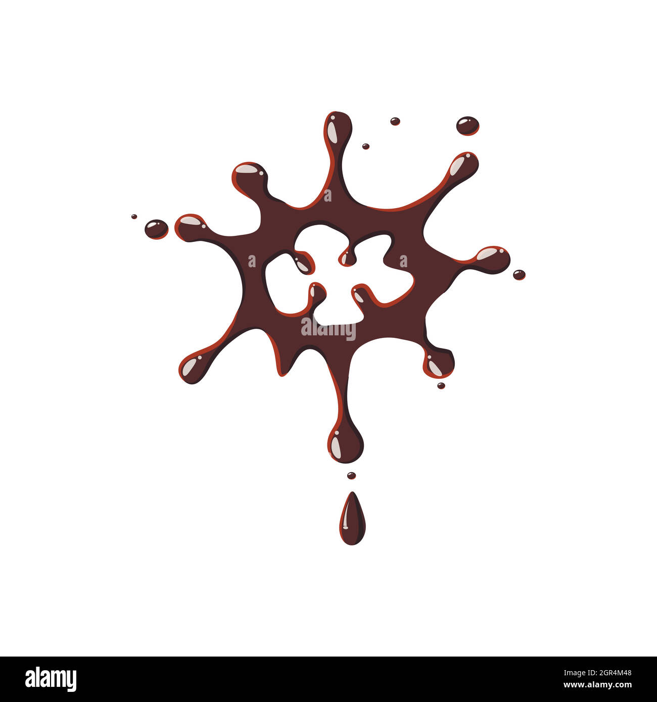 Drops of milk chocolate icon Stock Vector Image & Art - Alamy