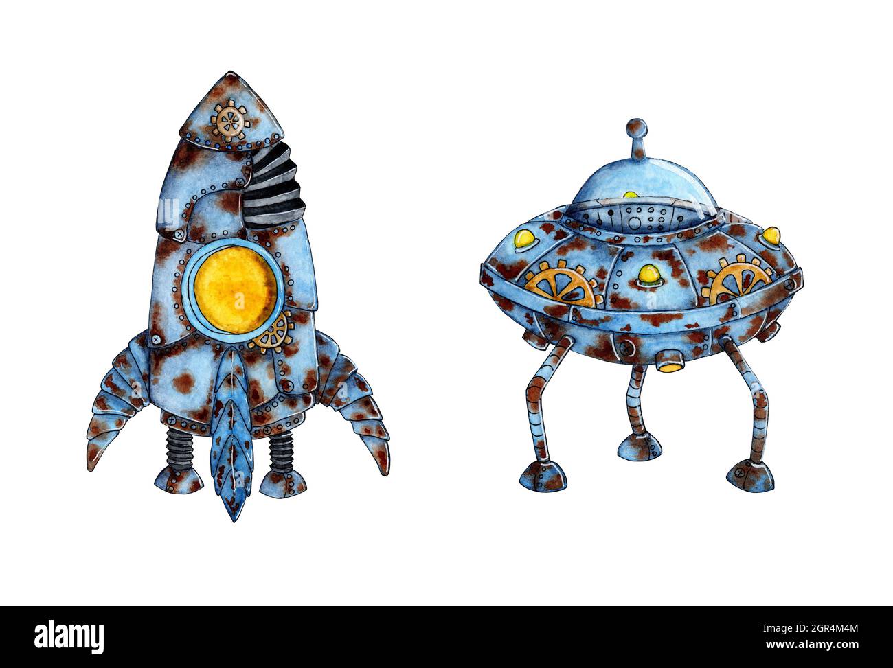 Old rocket ship hi-res stock photography and images - Alamy