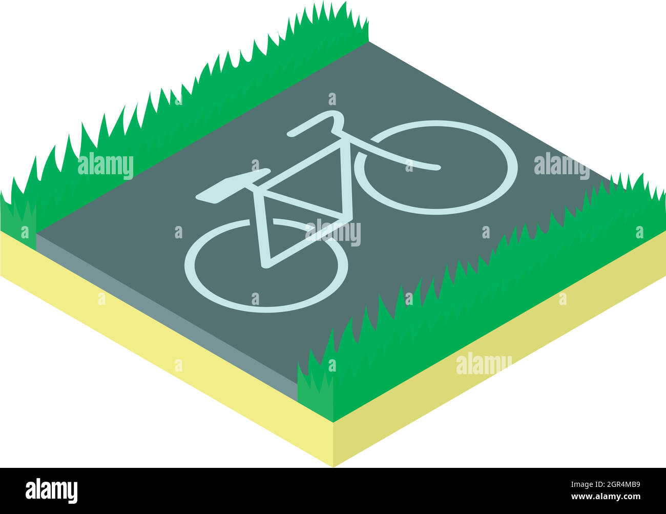 Bike bicycle parking Stock Vector Images - Alamy