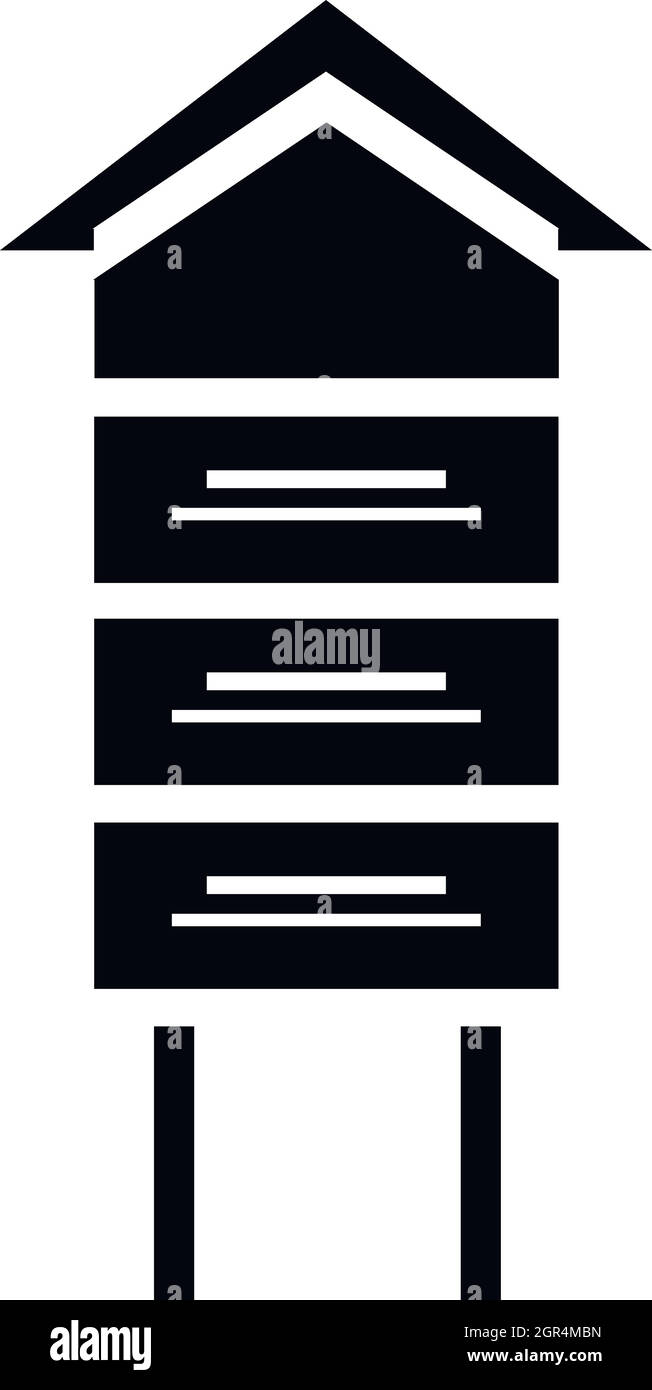 Traditional beehive icon, simple style Stock Vector Image & Art - Alamy