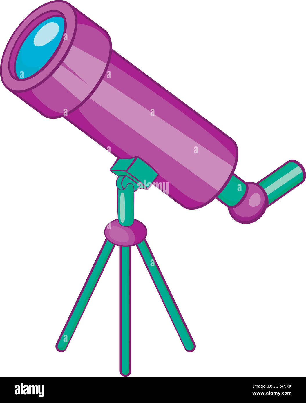 Cartoon telescope hi-res stock photography and images - Alamy