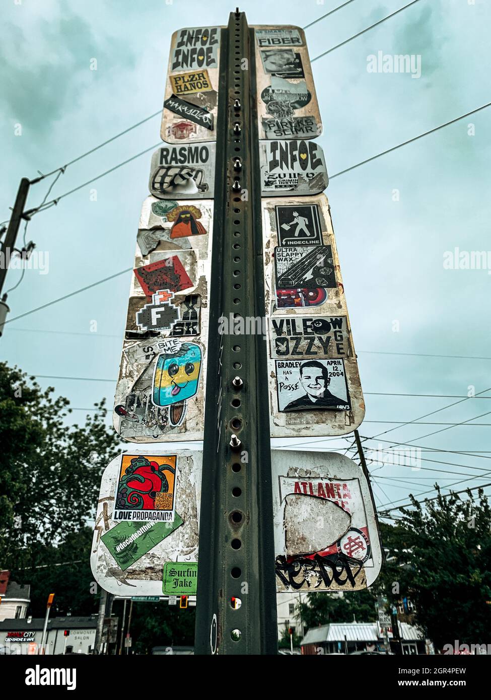 ATLANTA, UNITED STATES - Aug 15, 2021: The colorful and full of ...
