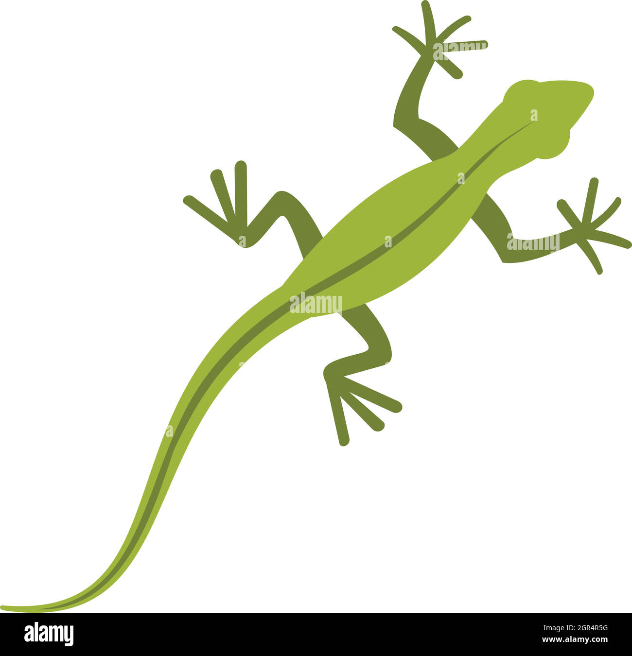 Lizard icon in flat style Stock Vector Image & Art - Alamy