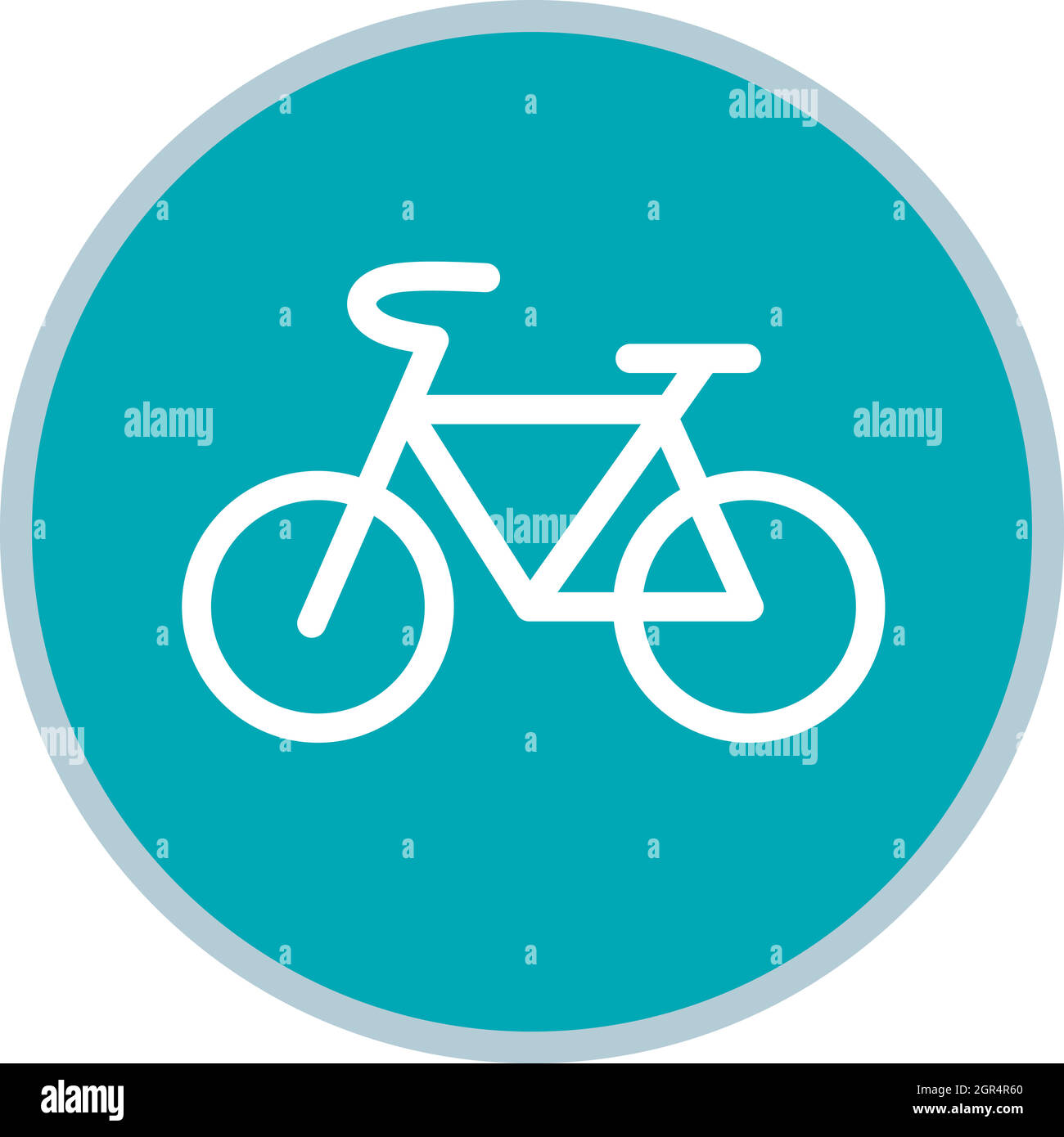 Urban bike route Stock Vector Images - Alamy