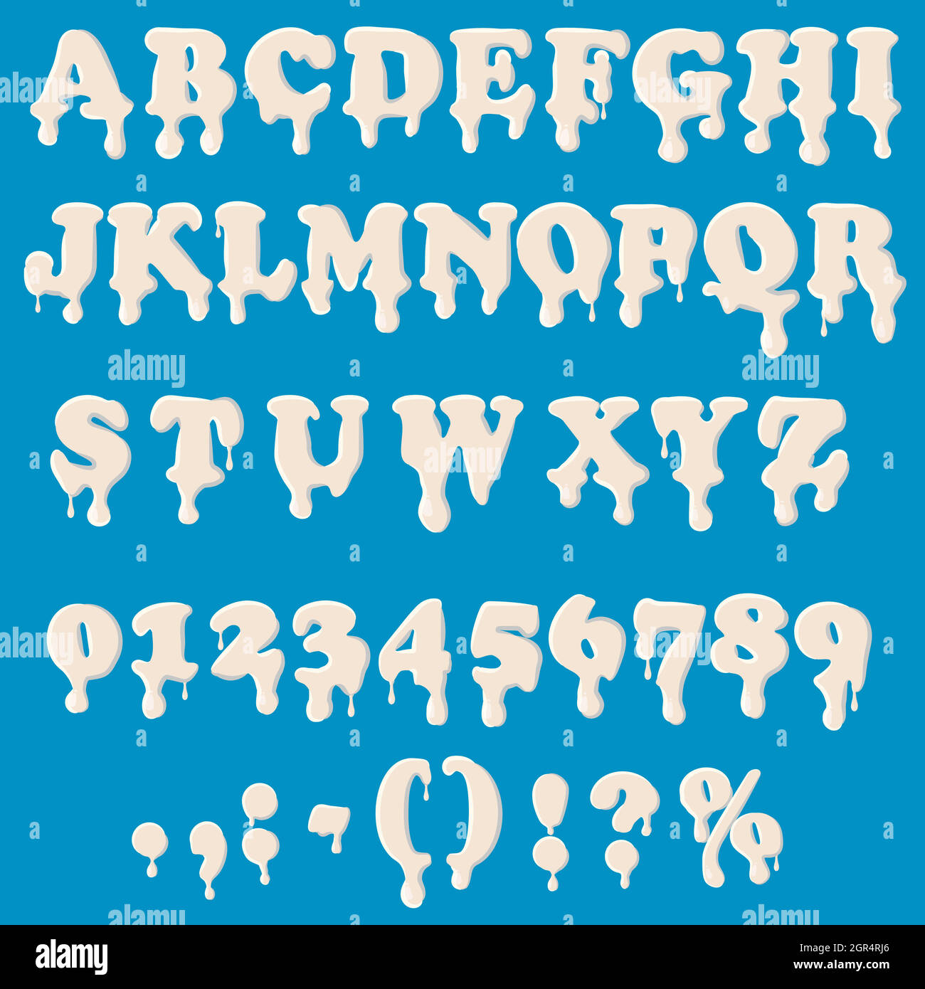 Isolated blue vector milk Stock Vector Images - Alamy