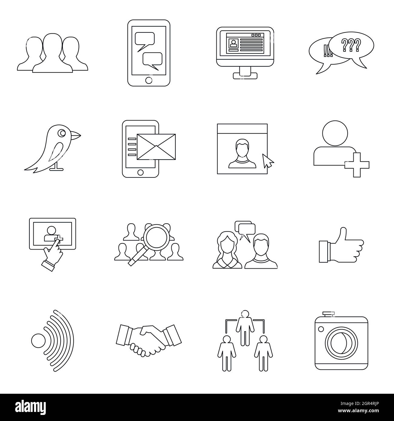 Social teamwork Stock Vector Images - Alamy