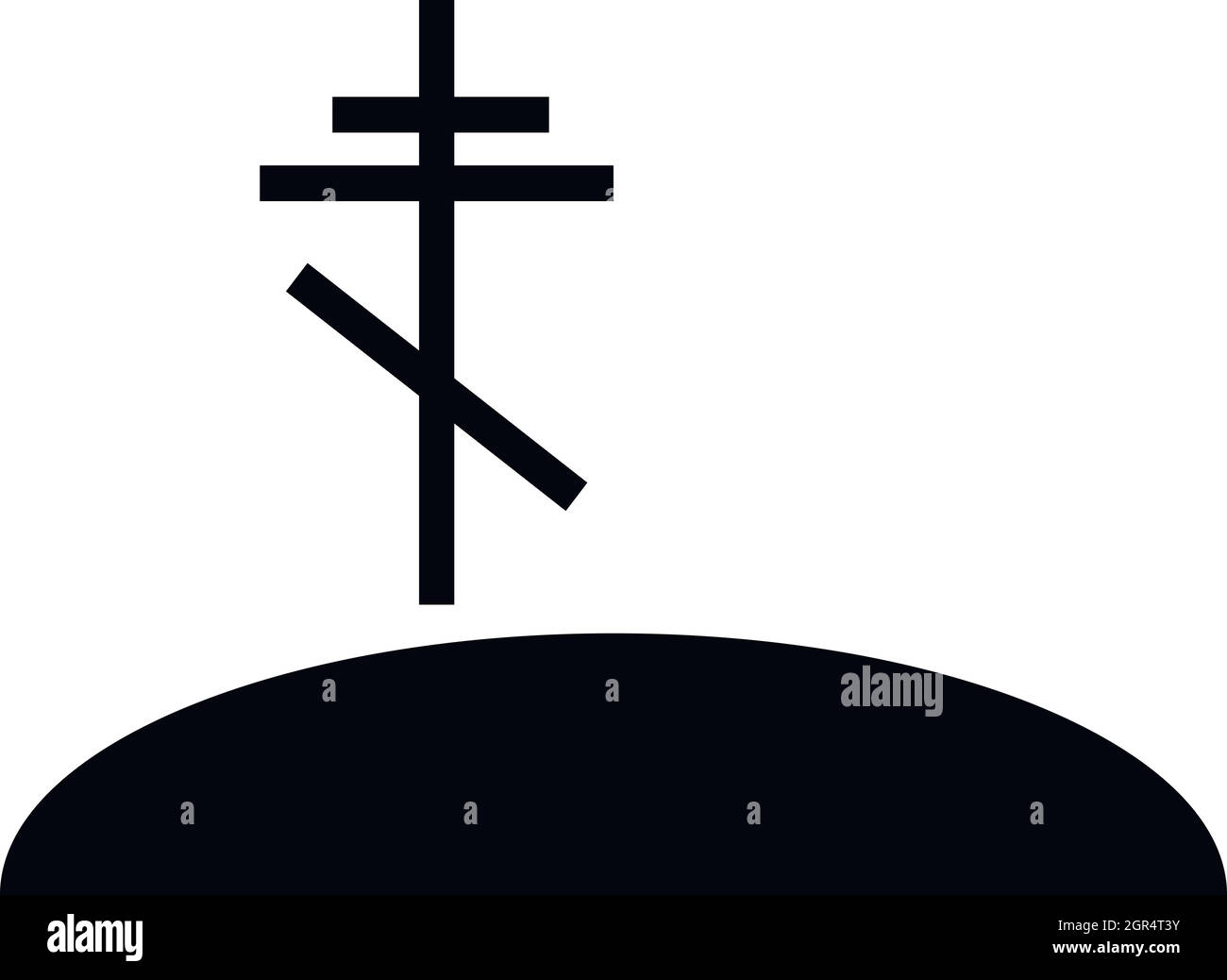 Funeral at holy cross Stock Vector Images - Alamy