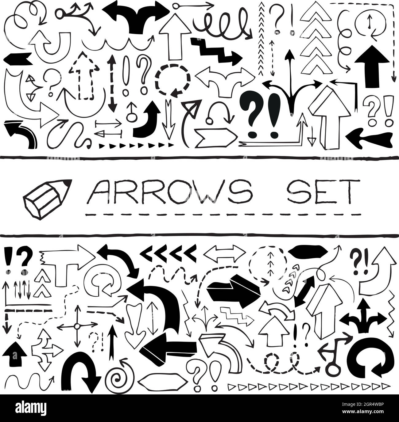 Hand drawn marks hi-res stock photography and images - Alamy