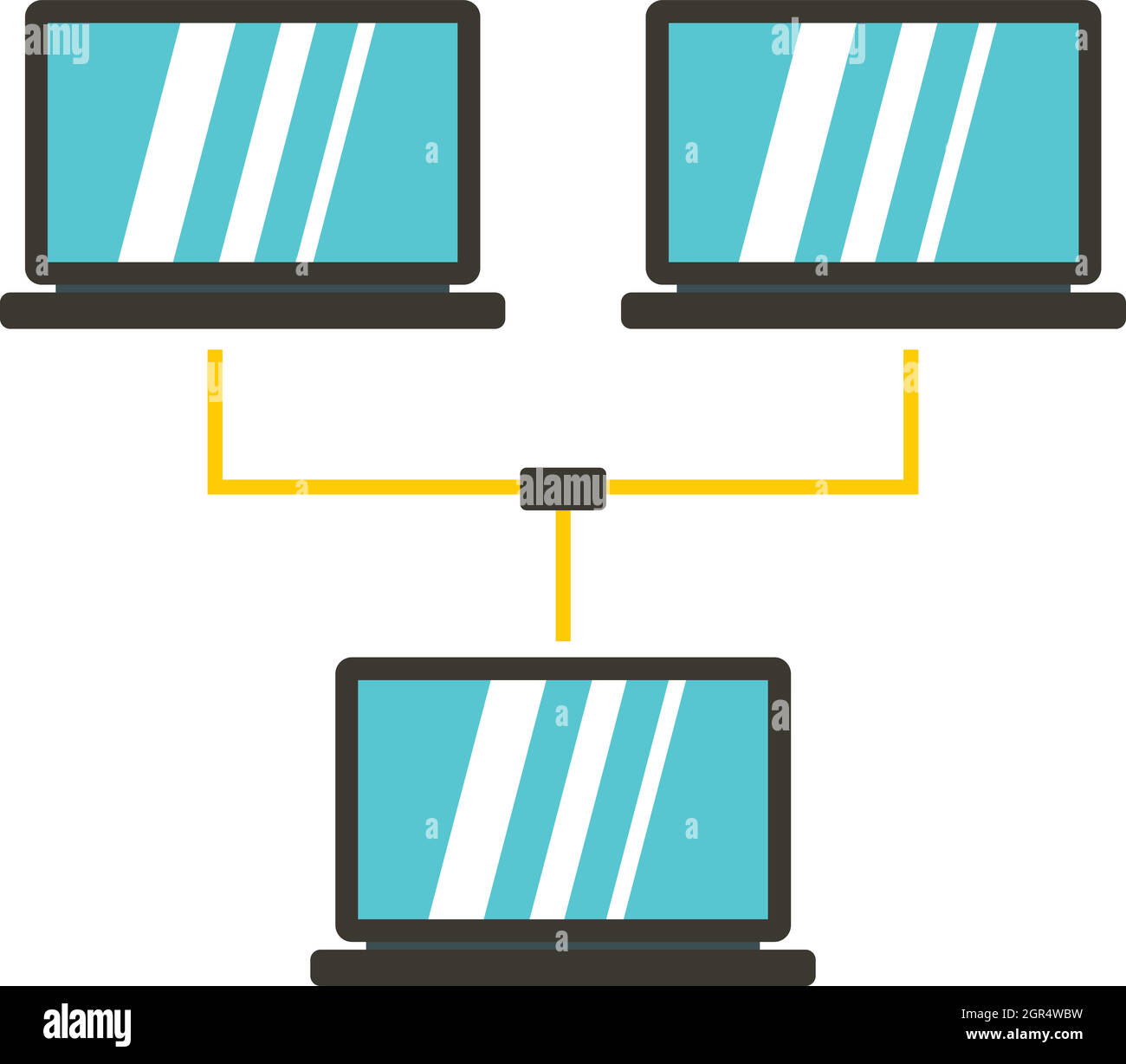 Lan icon hi-res stock photography and images - Alamy