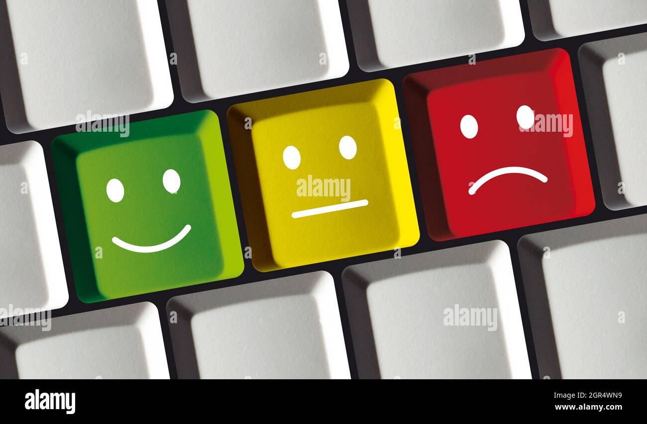 Customer satisfaction buttons hi-res stock photography and images - Alamy