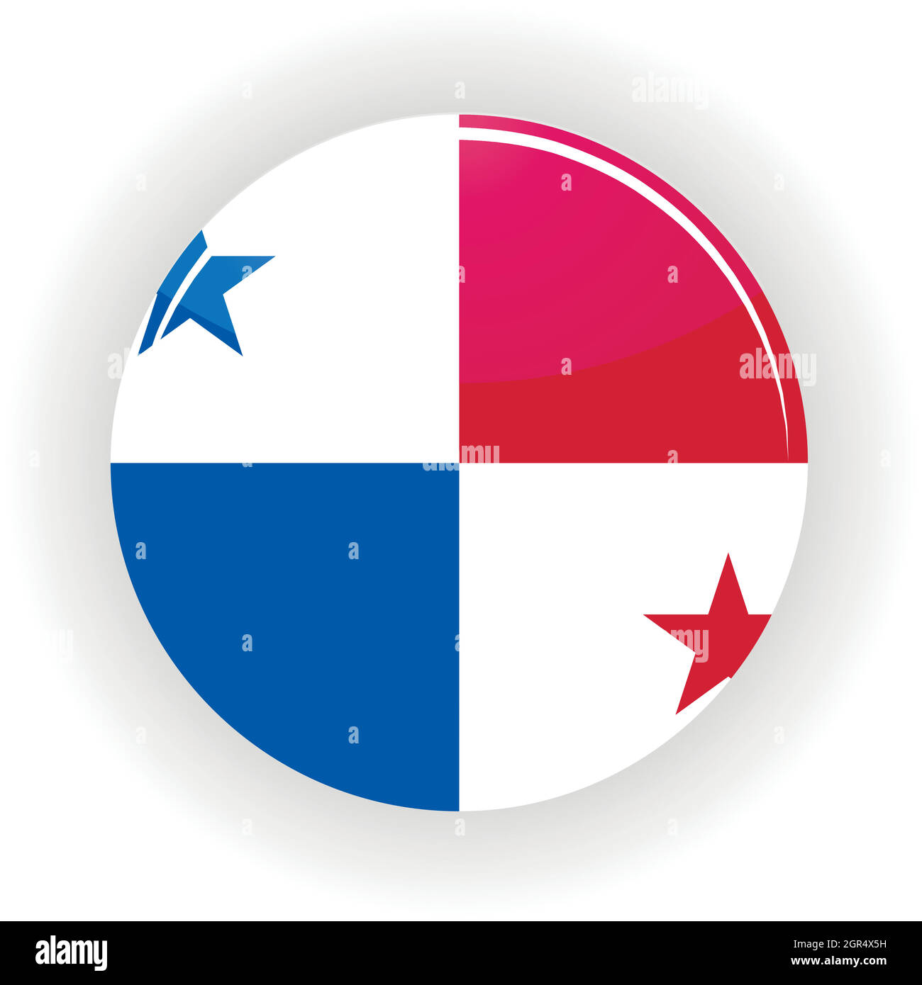 Flag panama national symbol Stock Vector Images - Alamy