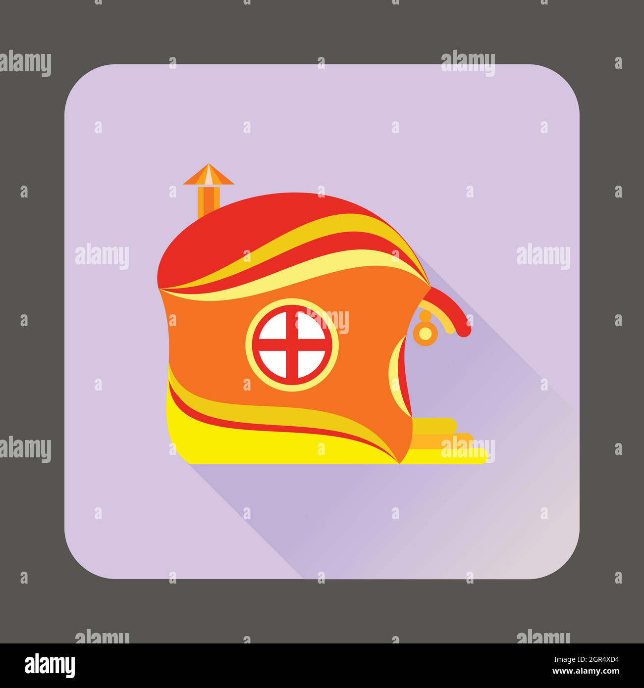 Fairy-tale house icon, flat style Stock Vector Image & Art - Alamy