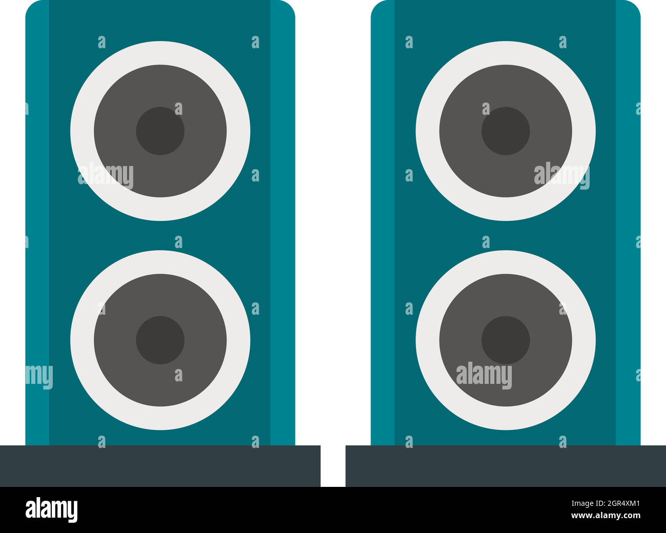 Vector flat concept audio Stock Vector Images - Alamy