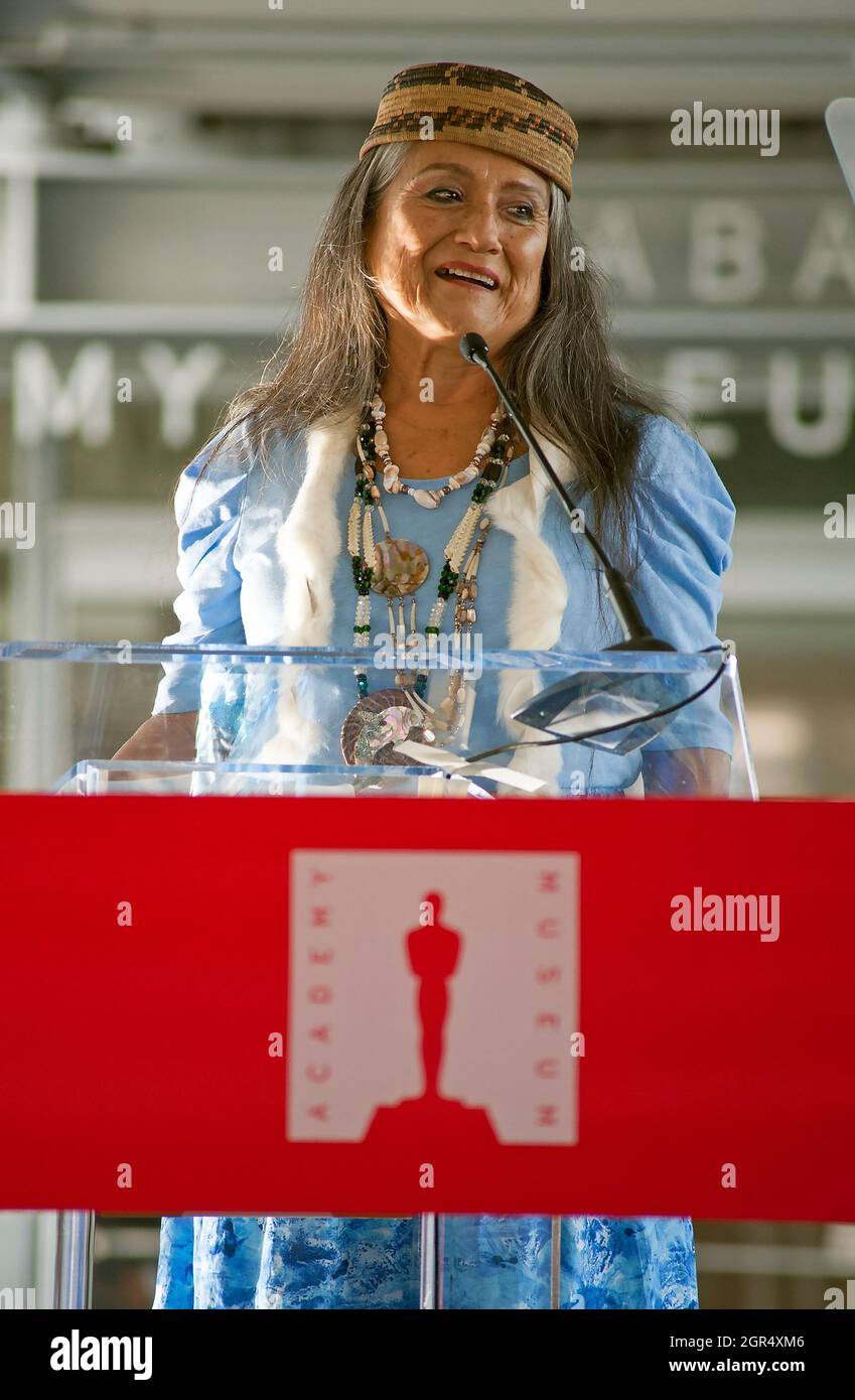 Virginia Carmelo at the dedication ceremony for the Academy Museum of ...