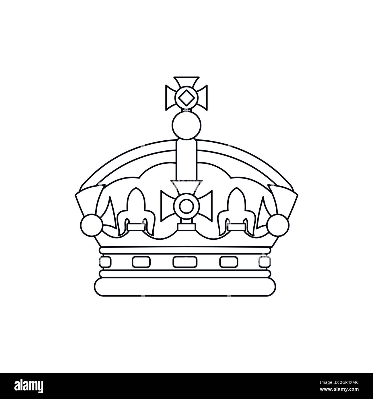 Crown icon, outline style Stock Vector Image & Art - Alamy Crown icon, outline style Stock Vector Image & Art - Alamy