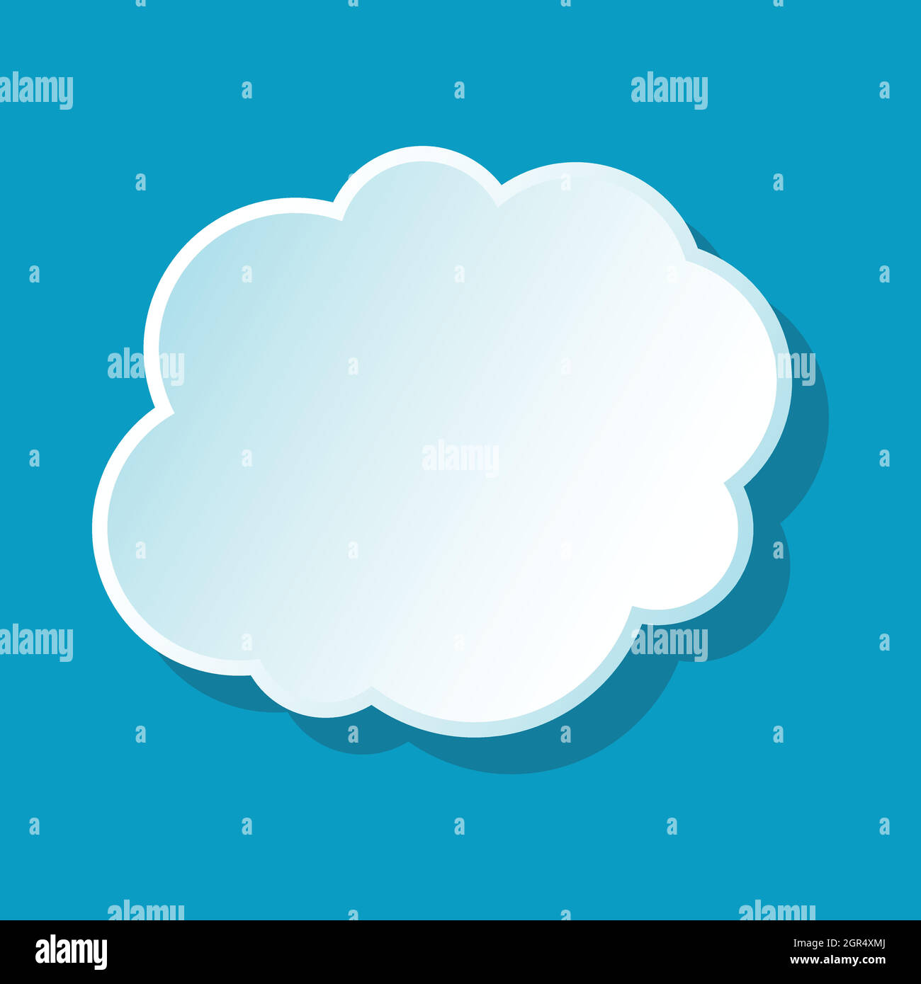 Cloud on sky icon Stock Vector Image & Art - Alamy