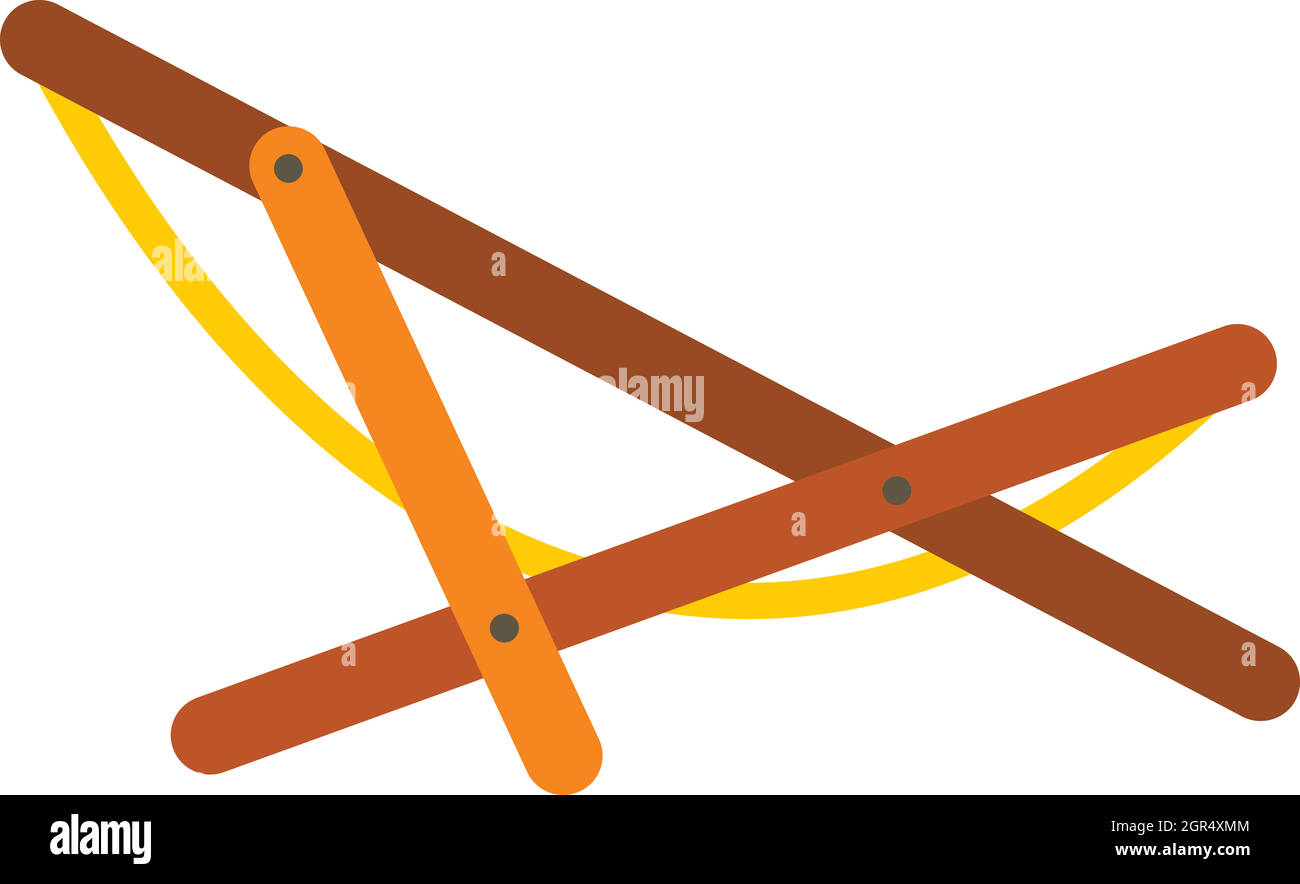 Chair beach in summer Stock Vector Images - Alamy