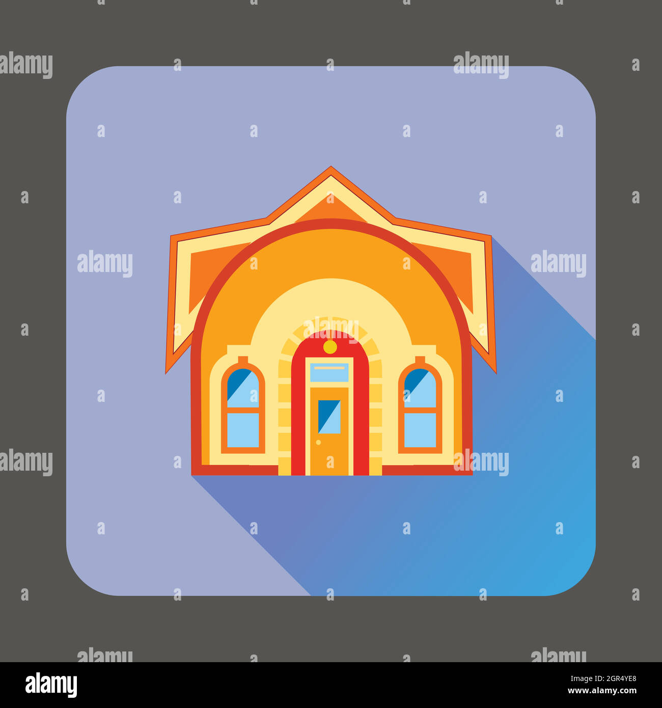 Little fairy house icon, flat style Stock Vector Image & Art - Alamy
