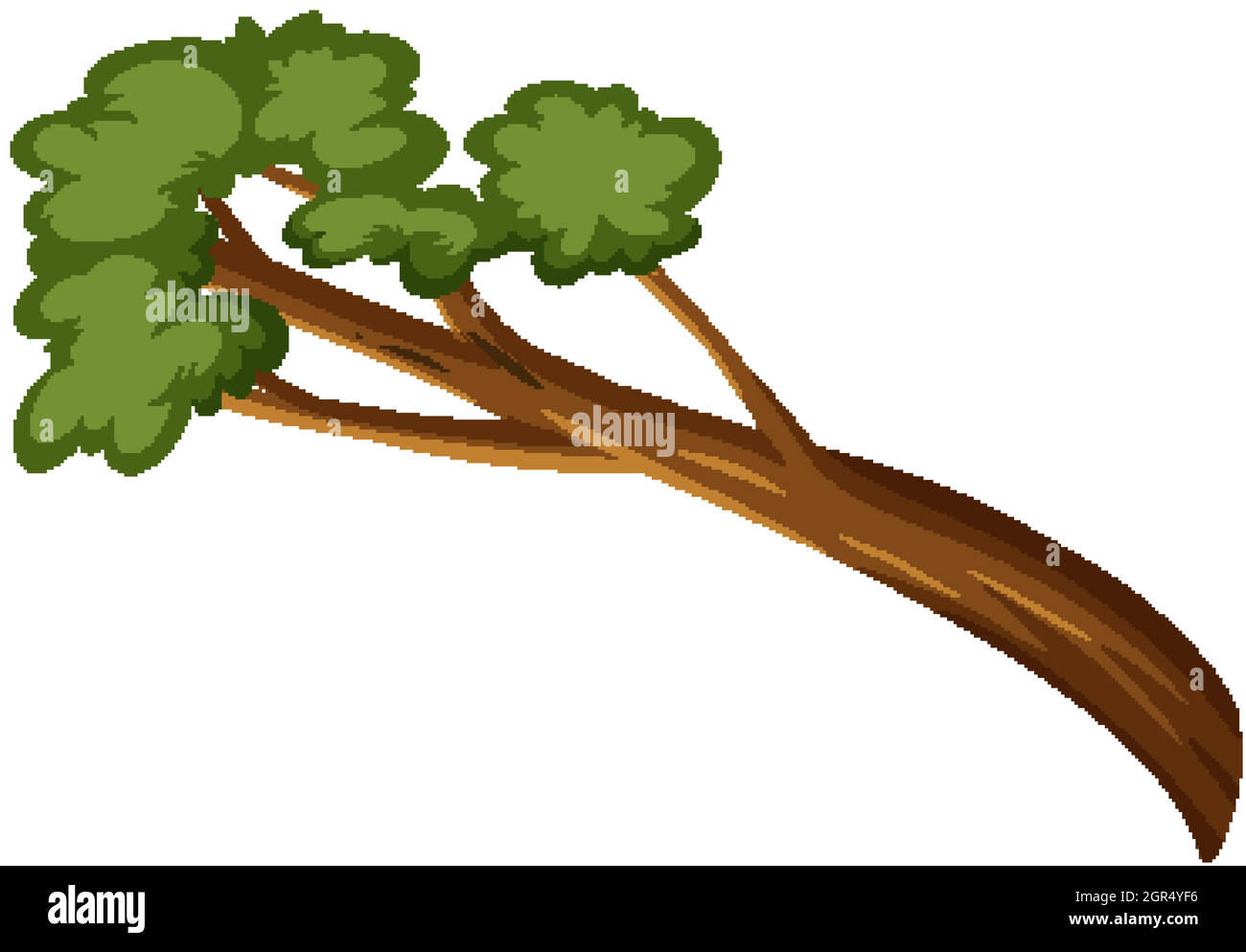 Single Tree Branch Vector