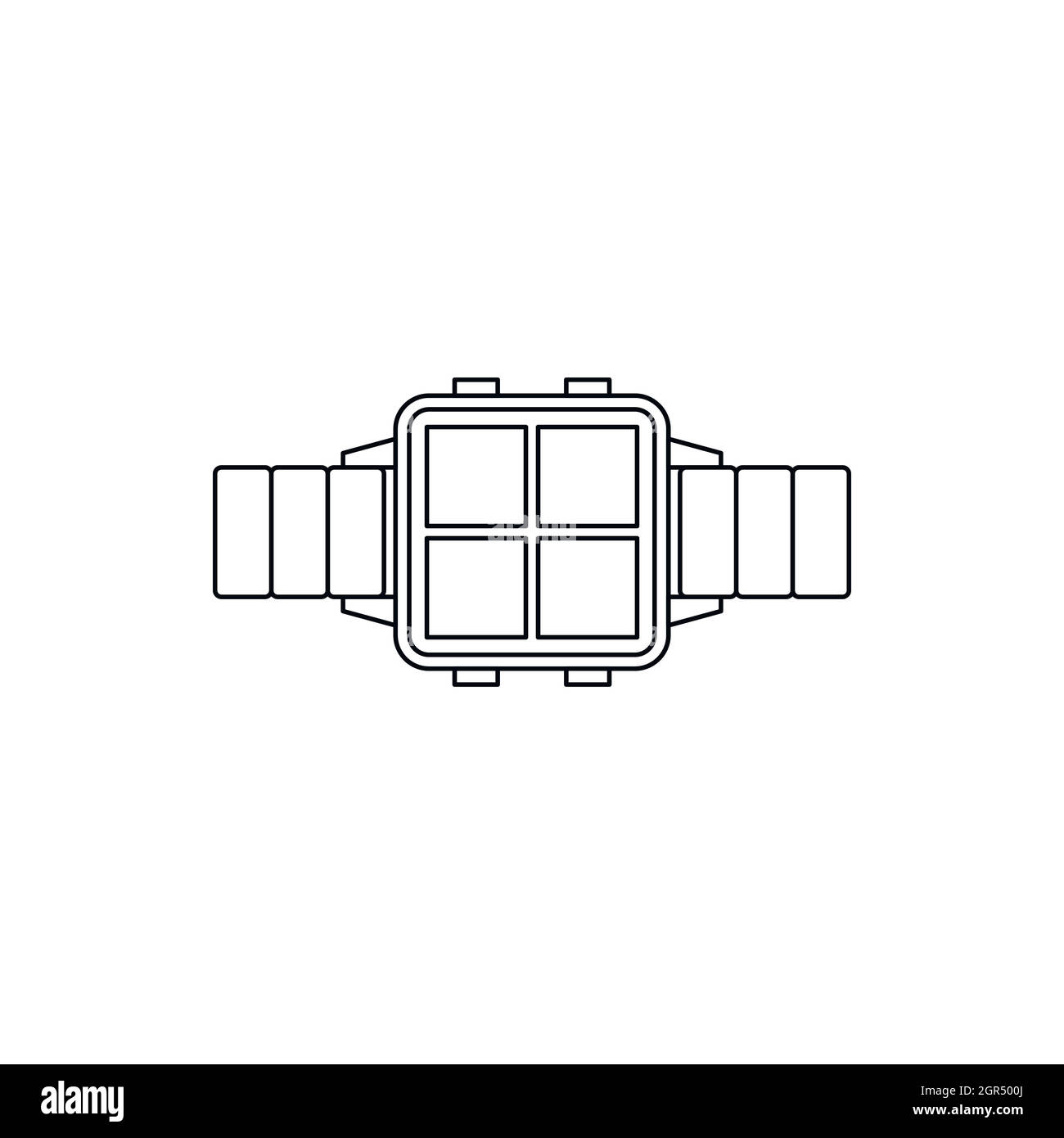 Wearable smartwatch icon outline hi-res stock photography and images ...