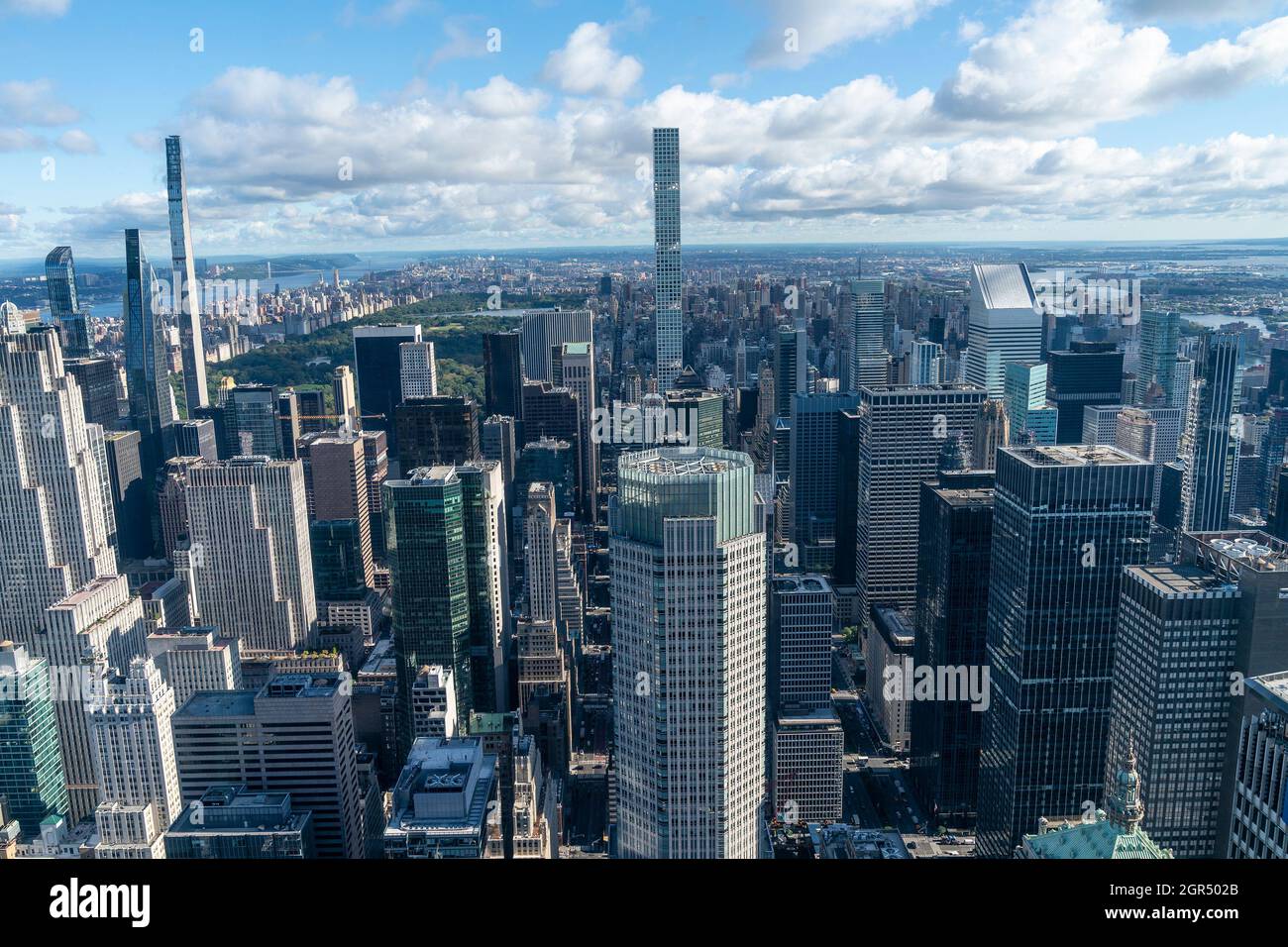 View of the city from observation deck Summit built on top of One ...