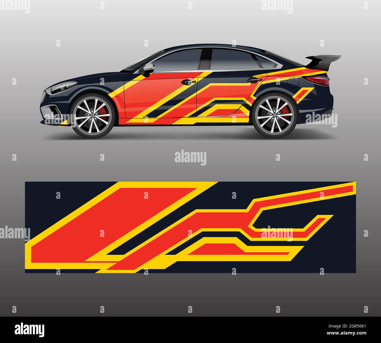 Sport car racing wrap design. vector design. abstract Racing graphic ...