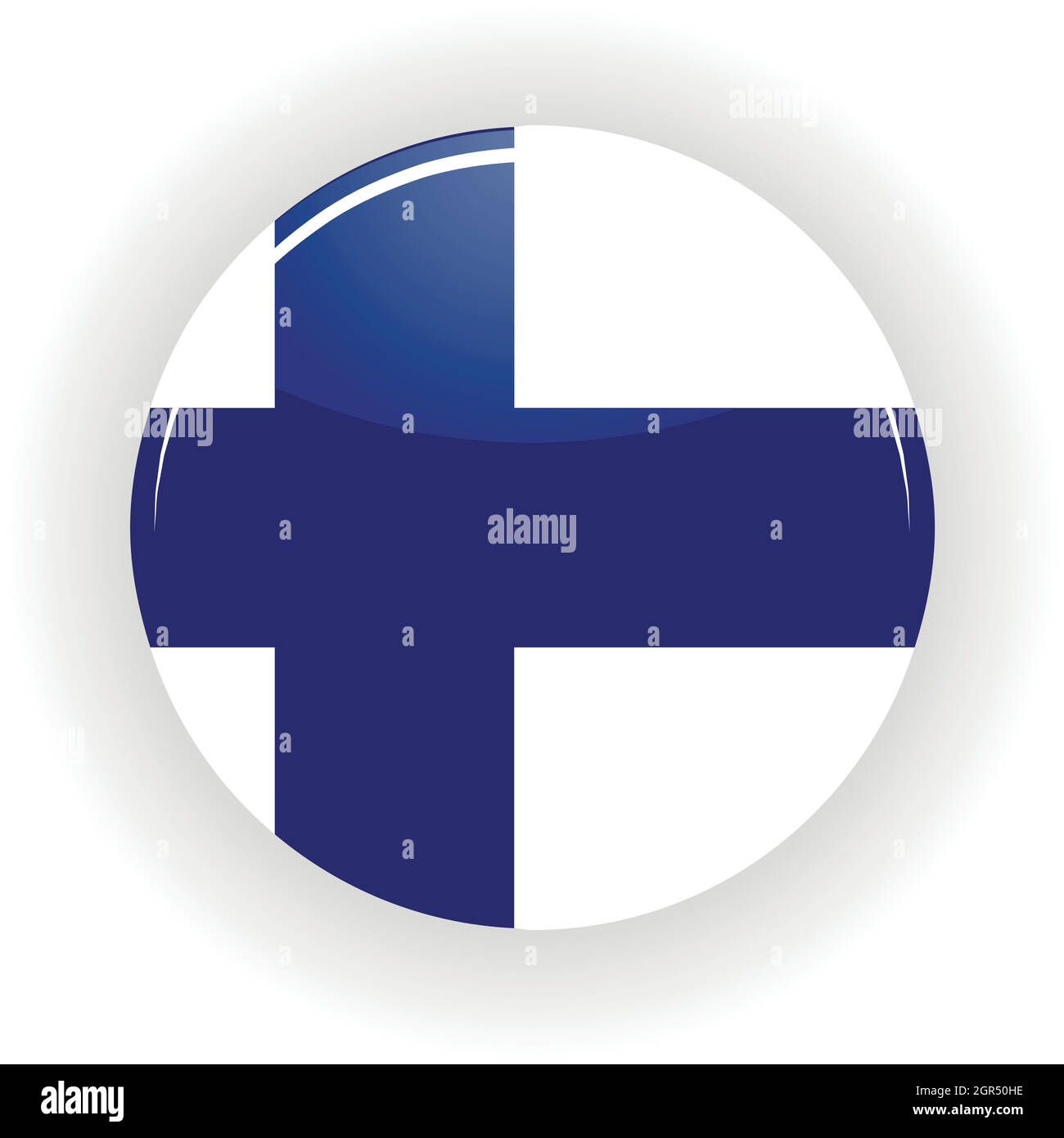 Finland icon circle Stock Vector Image & Art - Alamy