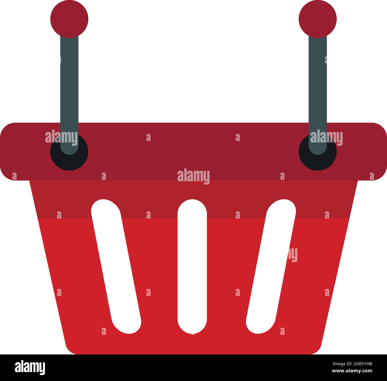 One handle shopping basket Stock Vector Images - Alamy