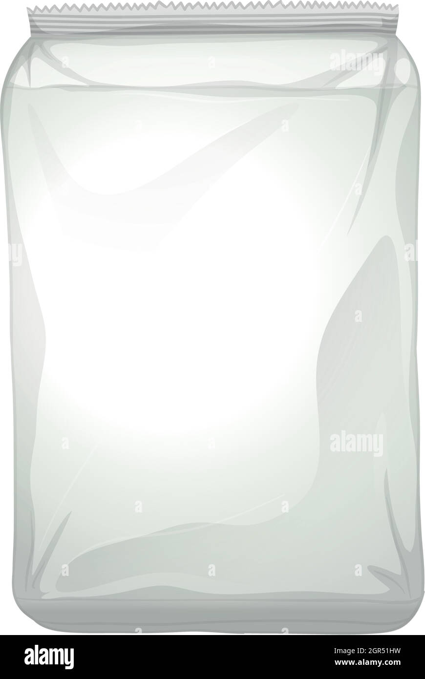 A blank plastic package on white background Stock Vector Image & Art ...