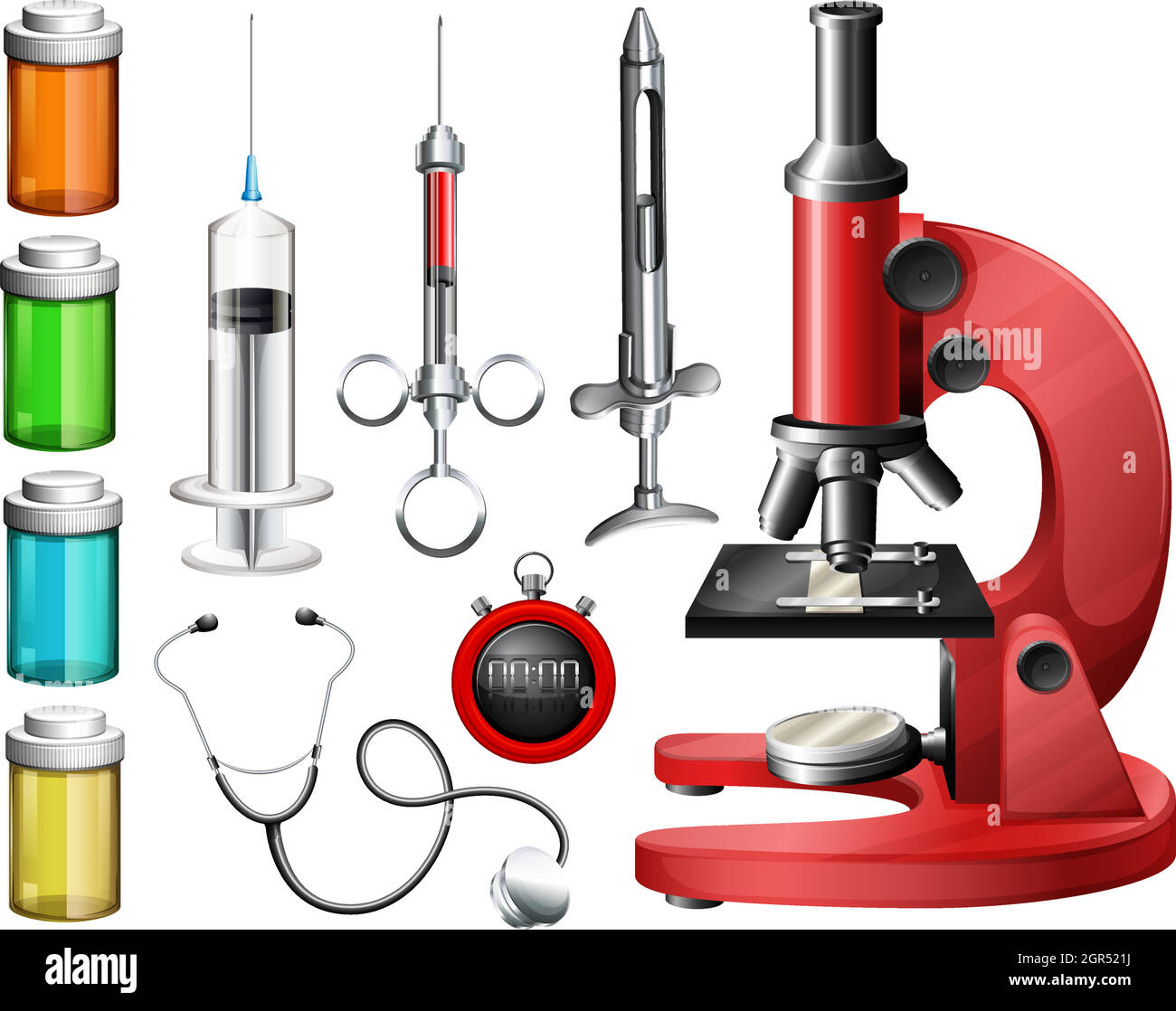 Hospital medical tools Stock Vector Images - Alamy