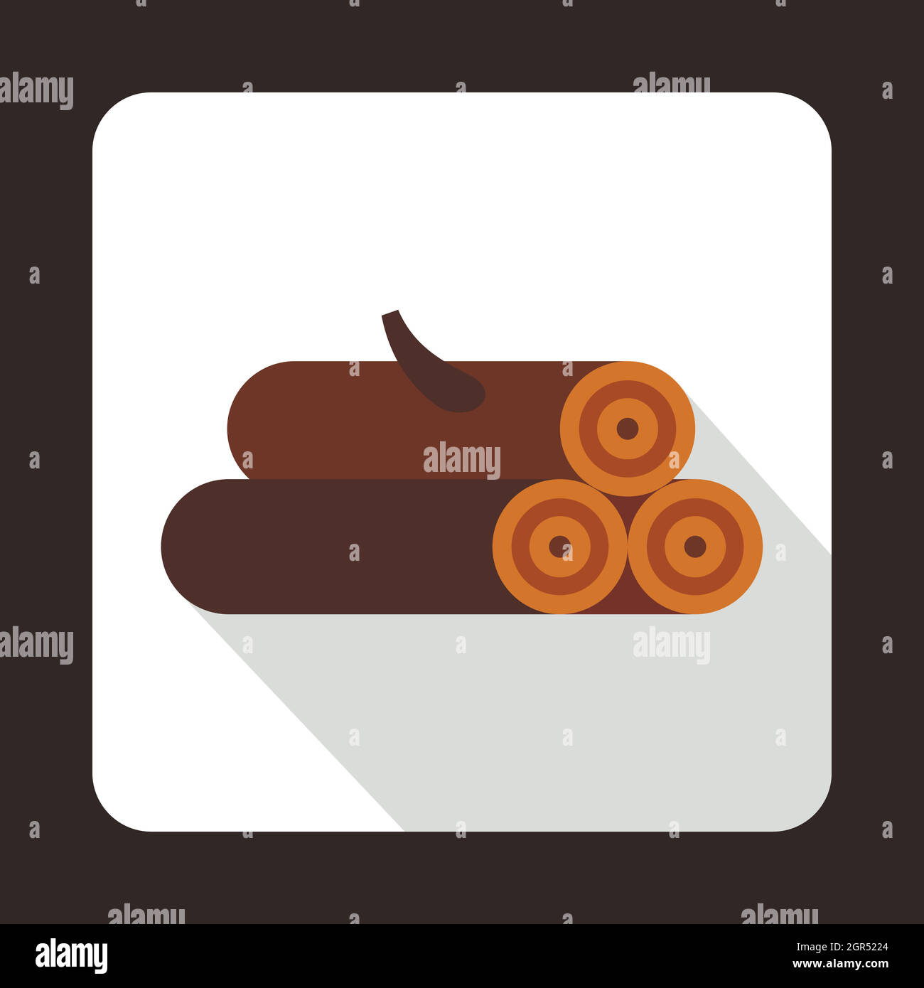 Long logs Stock Vector Images - Alamy