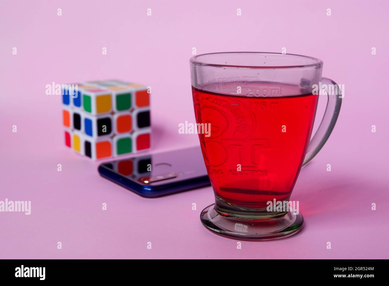 Horizontal photo shot of objects arranged next to each other Stock ...