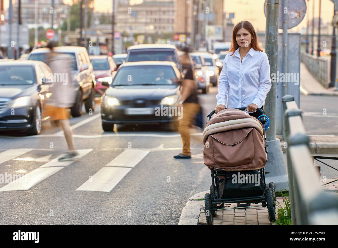 Baby pram traffic hi-res stock photography and images - Alamy