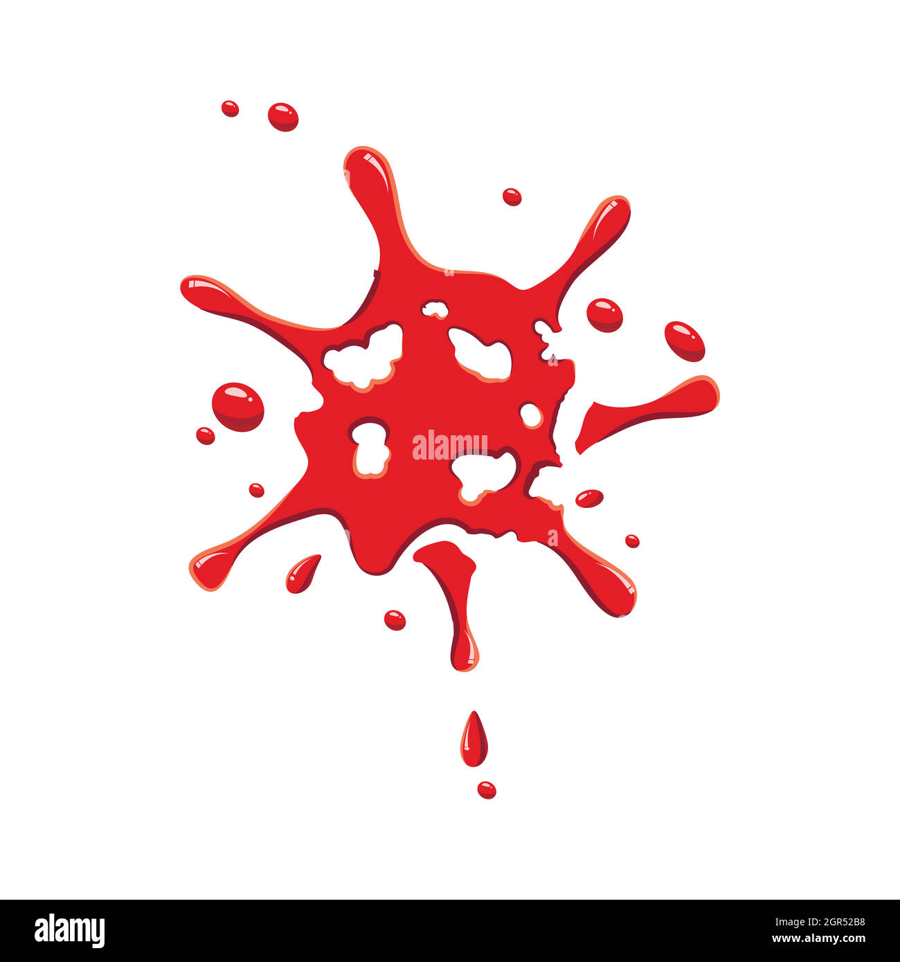 Blood spot Stock Vector Images - Alamy